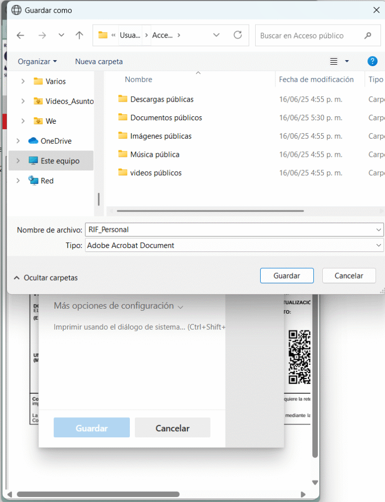 Aprende a actualizar el RIF personal en el portal del SENIAT